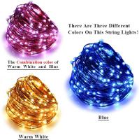 China 20m Color LED String Lights Plug In Color Changing 8 Modes Dimmable With Remote Timer for sale