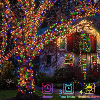 Cina 30m Multicolor Christmas String Lights With 8 Modes Plug In Connectable Fairy String Lights in vendita