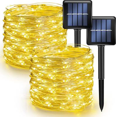 Cina 20m Solar Christmas String Lights Outdoor Powered Waterproof For Party Tree Yard Decor in vendita