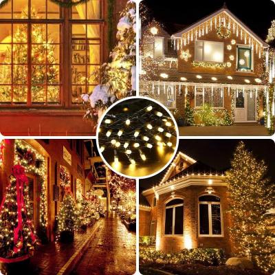 Cina Una corda di 300 Natali del LED accende la spina estensibile impermeabile per la decorazione di festa dell'albero di Natale del partito in vendita