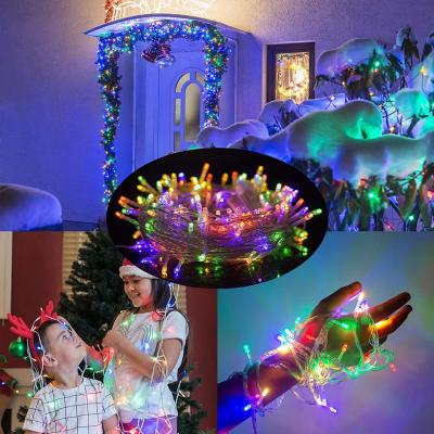Cina I 300 modi di illuminazione all'aperto multicolori delle luci della corda del LED 8 inseriscono per la decorazione della camera da letto della festa nuziale in vendita