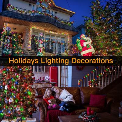 Cina Luci leggiadramente solari impermeabili multicolori solari delle luci di Natale 240LED IP67 per il balcone del patio in vendita
