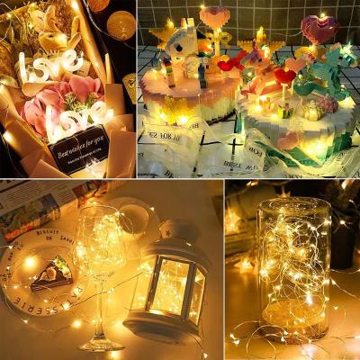 Cina Di luci colorate Multi principali della corda impermeabilizzano 20 luci di luna stellate principali della lucciola per la decorazione della camera da letto DIY in vendita