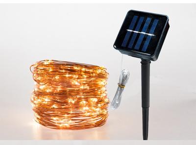 Cina CC solare 5V 300 MAH Warm White delle luci del filo di rame di Halloween 200 LED in vendita