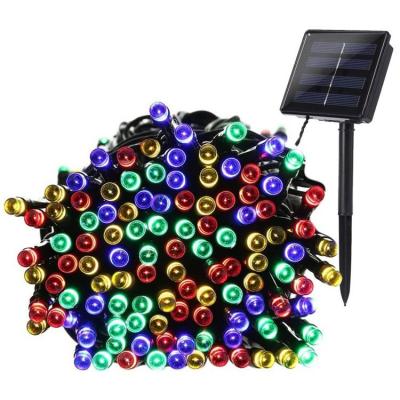 Cina Una corda solare all'aperto ricaricabile di 300 Natali del LED accende multicolore in vendita