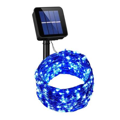 Cina La corda solare blu di Natale accende 50M Length Waterproof 250MA 28V in vendita