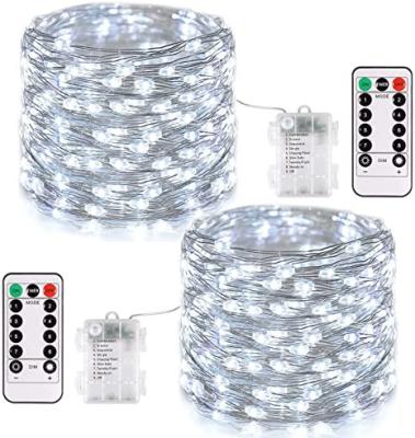 Cina La corda del rame IP65 accende CC bianca a pile/fresca 5V delle luci di Natale del LED in vendita