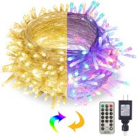 China Outdoor Multifunction Plug In LED Icicle Lights 600 LED With Timer for sale