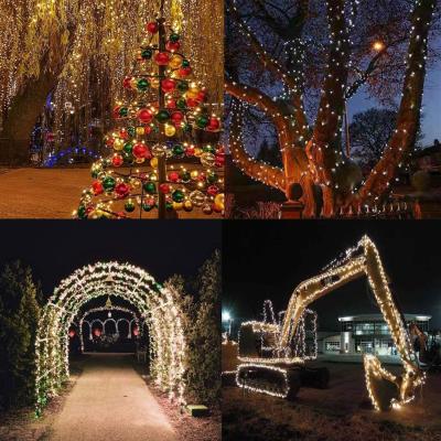 China A tomada impermeável em 700 luzes feericamente brancas mornas esverdeia o cabo 120V 70m impermeáveis para a árvore de Natal à venda