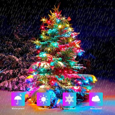 China O Natal verde do cabo ilumina o dia Garland Plug In Multi Colors de 700 amantes do diodo emissor de luz à venda
