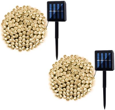 Cina PVC all'aperto solare bianco caldo 28V delle luci di Natale della goccia di acqua impermeabile in vendita