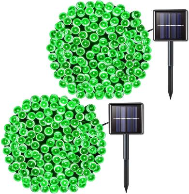 Cina Il Natale alimentato solare del patio 700 LED mette insieme le luci 28V 300MA 70m in vendita