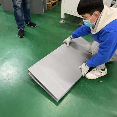 China Foldable Recyclable Pp Corrugated Box Making Machine For 7-16mm Honeycomb Panel for sale