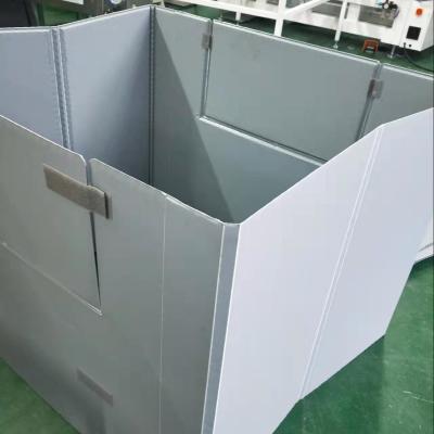 China Calcium Plastic Crate Making Machine , Fully Or Semi Automatic PVC Box Making Machine for sale