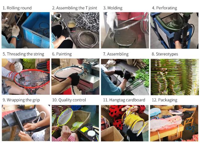 High Quality Badminton Racket for Traning Customize Accepted