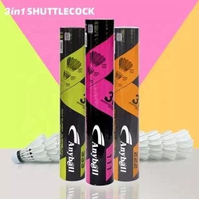 Cina Piume reali di Eva Foam Cork Badminton Birdie per la formazione della marca di Anyball in vendita