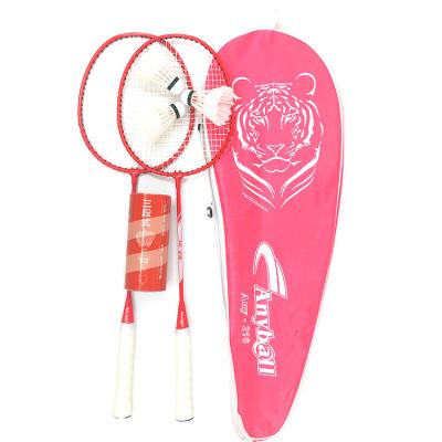 China Raquete de badminton de aço da bola durável com a peteca natural da pena à venda