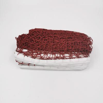 China Red plegable portátil durable del bádminton del alambre de acero del marco de la red del bádminton con el soporte en venta