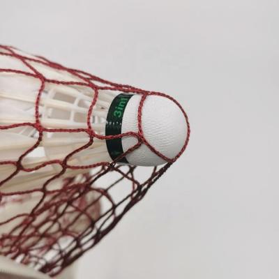 China Polyester-Faden-zusammenklappbares Badminton-vierfacher Schwergängigkeits-Stahldraht-justierbarer Badminton-Nettosatz zu verkaufen