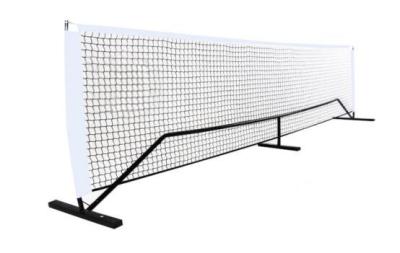 China Red portátil plegable del bádminton del OEM con la red de nylon del tenis del soporte de la bola de la salmuera del soporte en venta