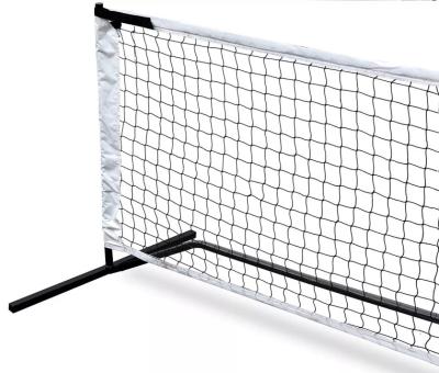 China Red portátil plegable del bádminton del OEM con la red de nylon del tenis del soporte de la bola de la salmuera del soporte en venta