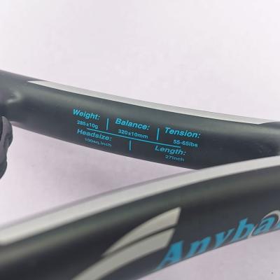 Cina fibra ricreativa adulta del carbonio della racchetta di tennis della racchetta di tennis 27inch in vendita