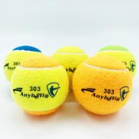 China Polyester Felt Rubber Indestructible Tennis Ball Custom for sale