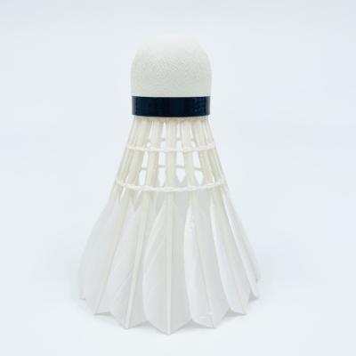 China Pato natural Badminton Bola de penas Badminton Caranguejo branco à venda