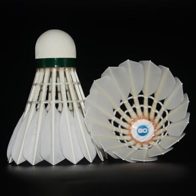 China Super Class Goose Feather Shuttlecock Badminton For International Tournament for sale