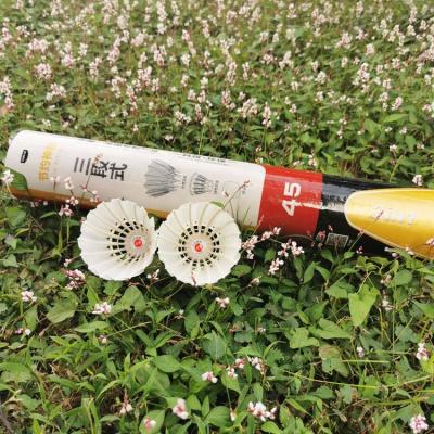 China 3in1 Flex Goose Feather Hybrid Shuttlecock-Badminton Openluchtgymnastiek Opleiding Te koop