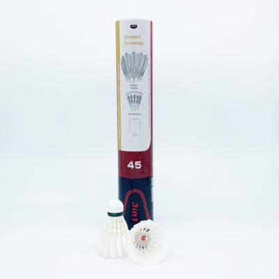 China D45 Synthetische het Badminton Hybride Shuttle van de Gansveer 3in1 voor Toernooien Te koop
