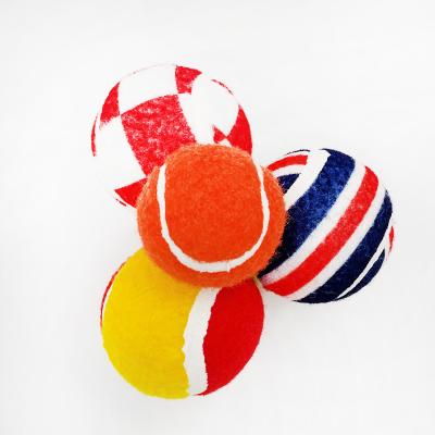 Cina Cane di animale domestico di Toy Custom Tennis Ball For dell'animale domestico o gatto dell'animale domestico in vendita
