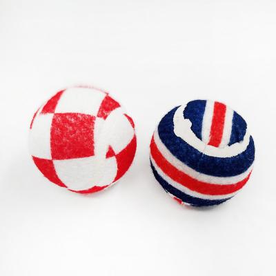 Cina Custom Rubber Tank Padel Tennis Ball For Pets Polyester Material in vendita
