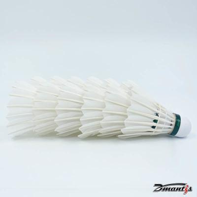 Cina Prezzo di fabbrica fabbrica 3 in 1 Badminton Shuttlecock Dmantis Brand High Level Class a Goose Feather in vendita