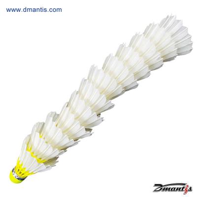 Cina Giallo fluorescente D51 3in1 12PCS in confezione Stabile e robusto ad alta velocità per l'addestramento Piuma di oca Badmi in vendita