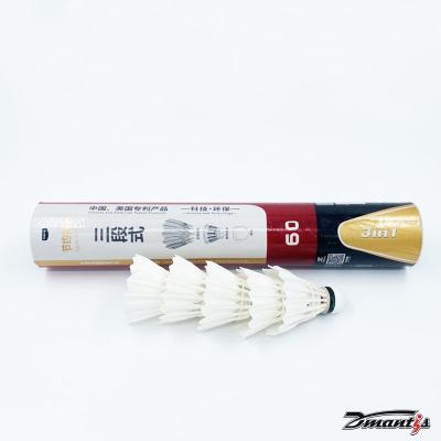 Cina Pelle naturali Shuttlecocks Durabilità elevata Shuttlecocks di badminton professionali per tornei e competizioni in vendita