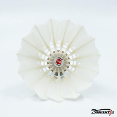 Cina Pelle naturali Shuttlecocks Durabilità elevata Shuttlecocks di badminton professionali per tornei e competizioni in vendita