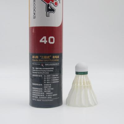 Cina Classe B Piuma d'oca Dmantis Durable Sport Piuma corta ibrida Badminton 3 in 1 Shuttlecock in vendita