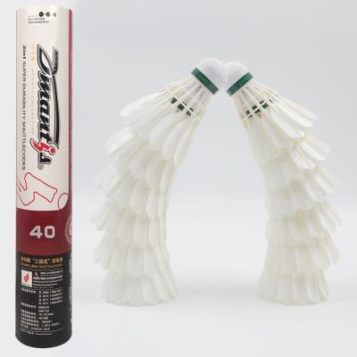 Cina Dmantis 40 Badminton Shuttlecock Modello Alta Durabilità Buona qualità Fabbrica in vendita