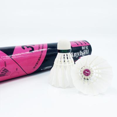 China Anyball 111 3in1 Training Feather Shuttlecocks Birdies Duurzaam Stabiel Gansveer Badminton Shuttlecock Te koop