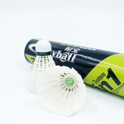 Cina 3in1 Anyball333 Shuttlecocks Durable Duck Feather Shuttlecock Allenamento all'aria aperta in vendita