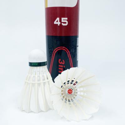 Cina 12pcs Dmantis D45 3in1 allenamento piuma d'oca Shuttlecocks birdies palla da badminton in vendita