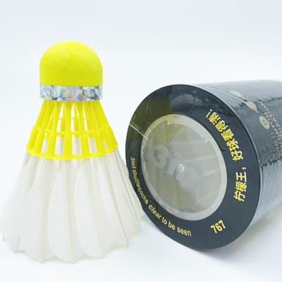 Cina Unique Desgin 3in1 Badminton Shutttlecock Bright-coloured Cork and Ball Increase Hit Rate Used for Dark Environment in vendita