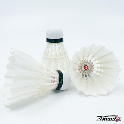 Cina High Performance Class A Duck Feather Dmantis 3in1 Badminton Shuttlecocks D75 for Competition in vendita