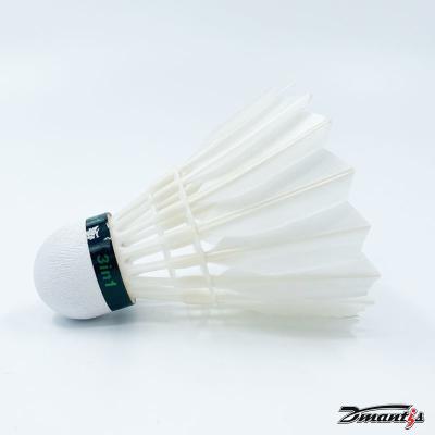 Cina Dmantis D75 Professional Use Badminton Shuttlecock High Level Professional Shuttlecock Natural Feather in vendita