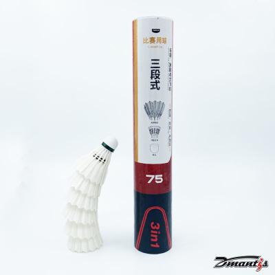中国 China Factory First A Class Duck Feather Badminton Dmantis Brand Indoor Badminton Shuttlecock 販売のため