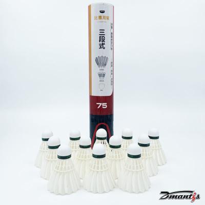 中国 China Factory First A Class Duck Feather Badminton Dmantis Brand Indoor Badminton Shuttlecock 販売のため