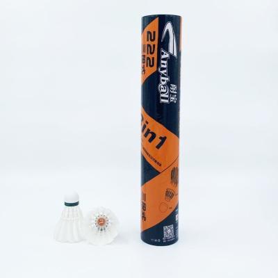 China 3in1 Shuttlecocks Durable Feather Badminotn Professional Hybrid Cheap Badminton Shuttlecock for Daily Use Te koop
