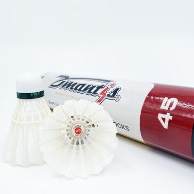 Cina Dmantis D45 3in1 Training Goose Feather Shuttlecocks Birdies Badminton Indoor Activity in vendita