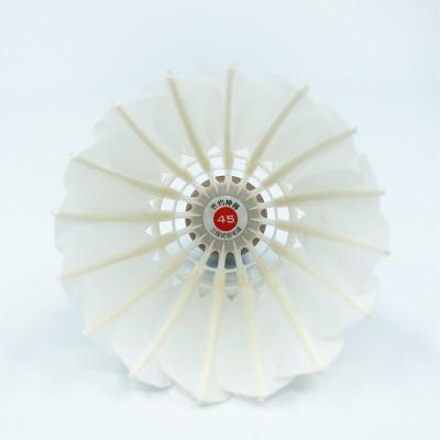 Cina Dmantis 12PCS D45 Training Broad Durable Hybird Goose Feather Shuttlecocks Birdies Badminton Shuttles in vendita